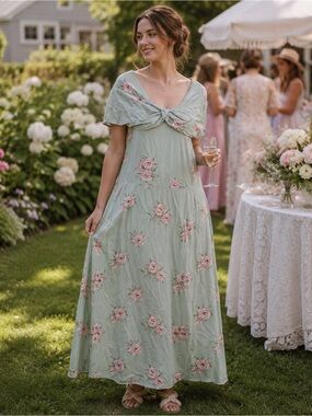 April Cornell | Dresses | April Cornell Vintage Rayon Dress Portrait ...